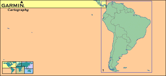 Garmin: Offshore G-Chart - Zone 2: South America Regions