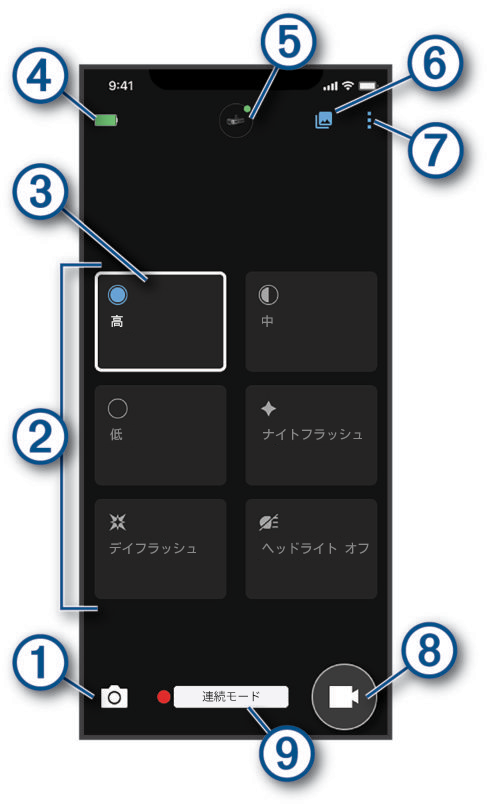 VARIA VUE 操作マニュアル - Variaアプリ